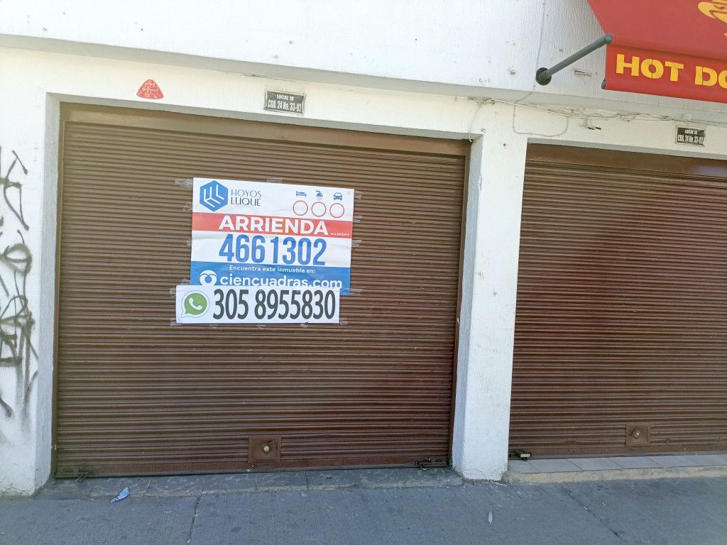 Inmueble en Arriendo, Local en Quiroga Central, Bogotá