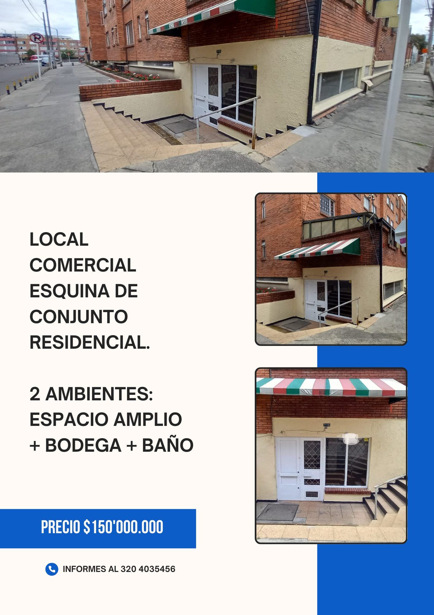 Inmueble en Venta, Local en LA CABAÑA, Bogotá, Precio $ 150.000.000,00