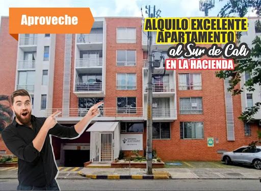 Inmueble en Arriendo, Apartaestudio en La Hacienda, Cali
