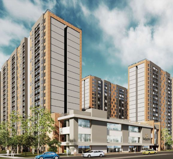 proyecto de vivienda Sabantti Ciudad Hayuelos de CONSTRUCTORA LAS ...